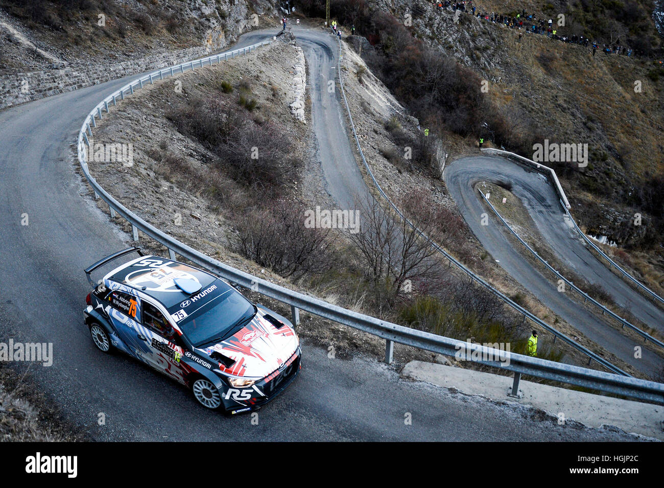 Monte Carlo, Monaco. 22nd January, 2017. 2017 WRC Monte Carlo Rally ...