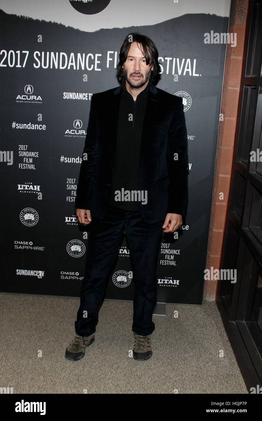 Park City, Utah, USA. 22nd Jan, 2017. Keanu Reeves at arrivals for TO ...