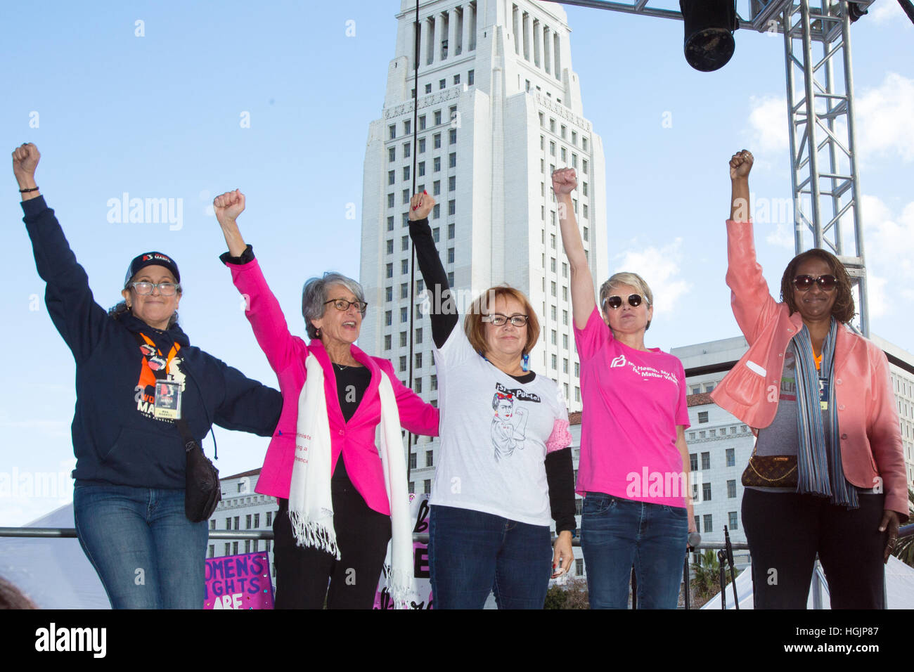 Los Angeles, California, USA. 21st January, 2017. Actress/activist Gina ...