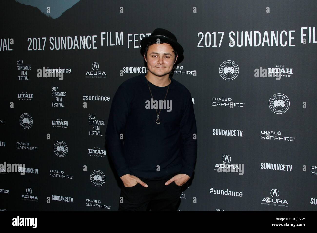 Park City, USA. 21st Jan, 2017. Arturo Castro at arrivals for Bushwick ...