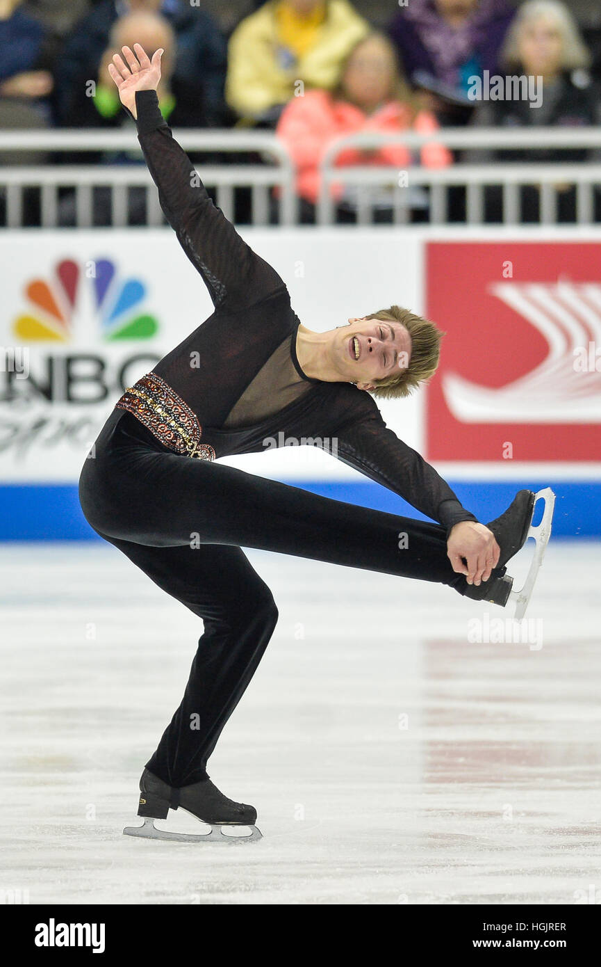 Kansas City, Missouri, USA. 22nd Jan, 2017. Timothy Dolensky performs ...
