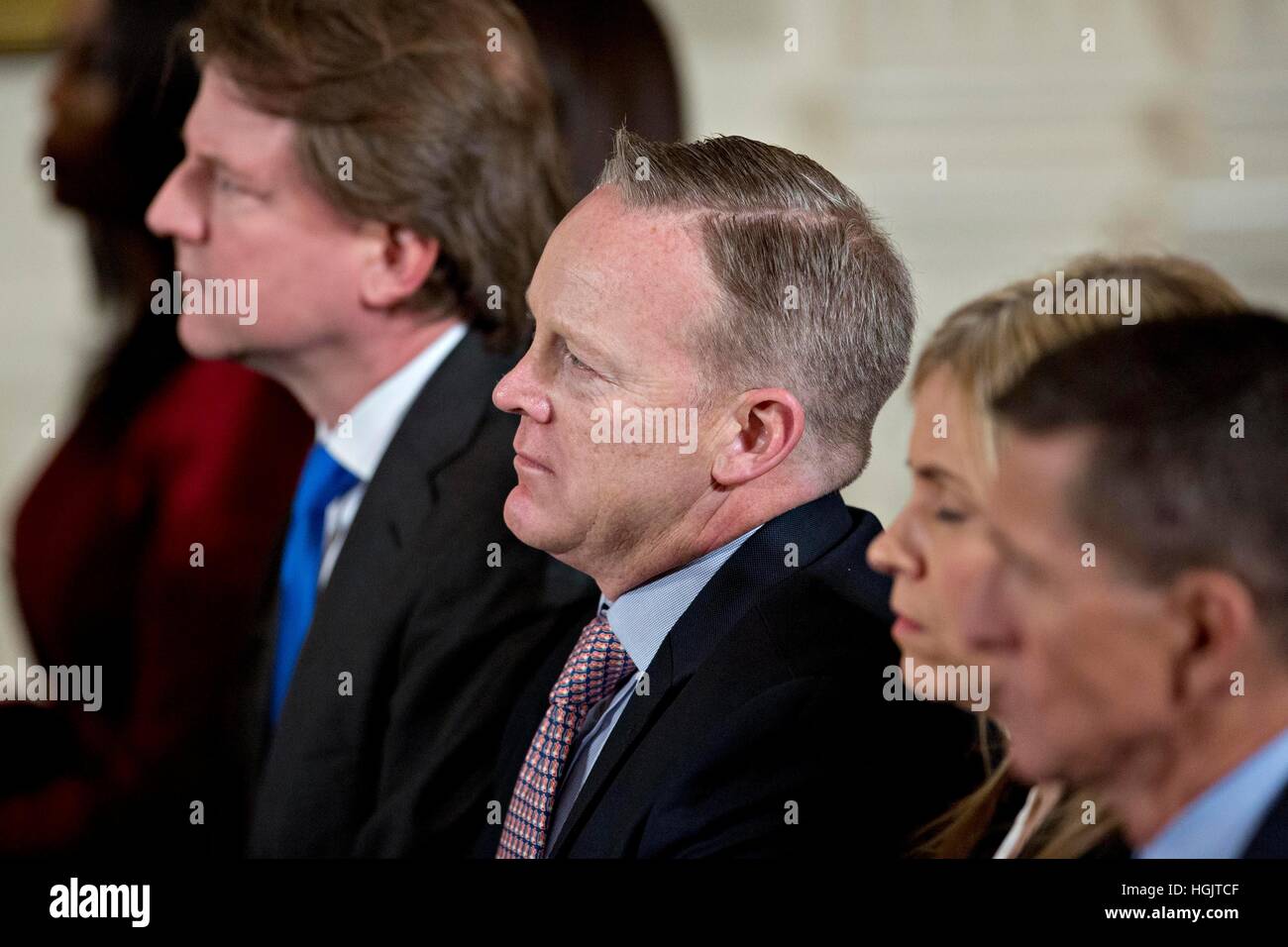Washington, USA. 22nd Jan, 2017. Sean Spicer, White House press ...