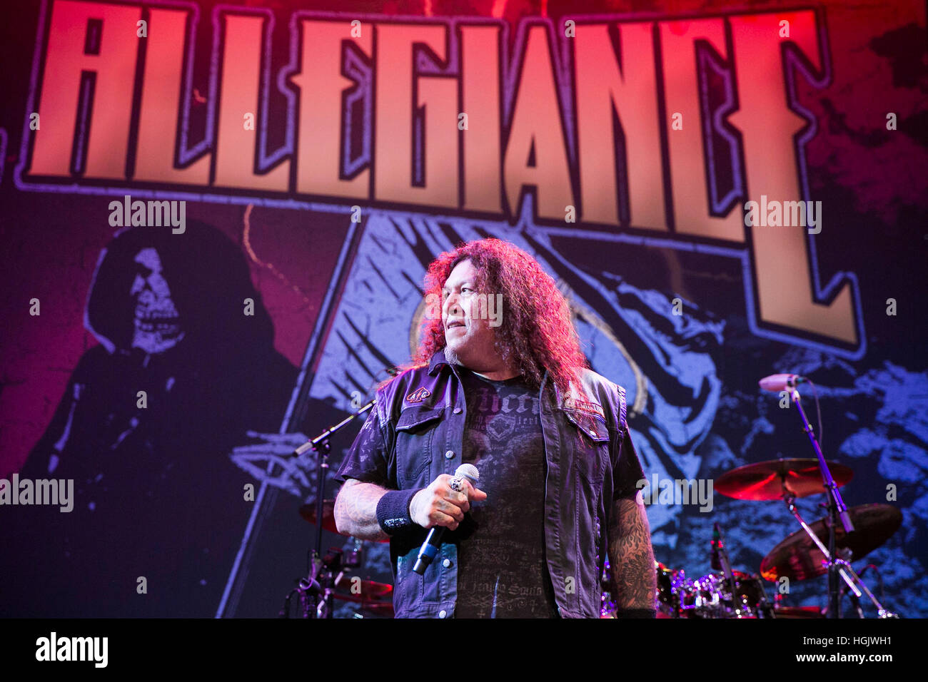 Chuck Billy of Metal Allegiance performs on January 20, 2017 at the ...