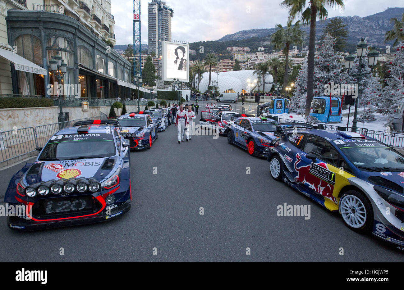 Monte Carlo, Monaco. 19th Jan, 2017. Monte Carlo, Monaco - January 19 ...