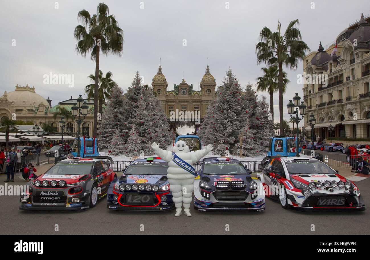 Monte Carlo, Monaco. 19th Jan, 2017. Monte Carlo, Monaco - January 19 ...