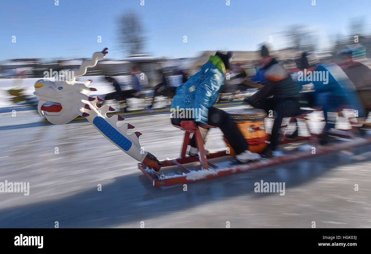 Competition of dragon sledges (unique race in Europe and the World ...