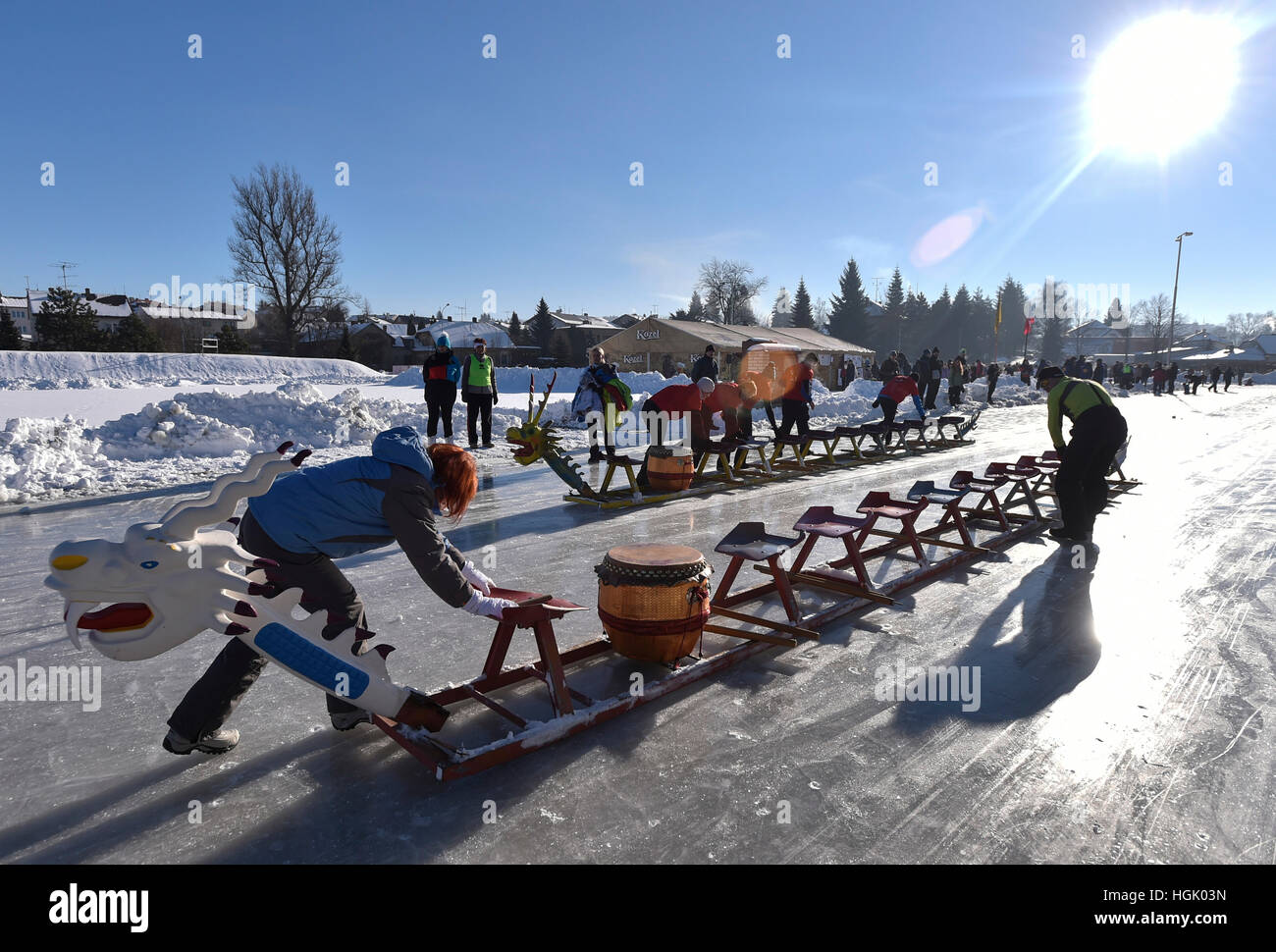 Competition of dragon sledges (unique race in Europe and the World ...