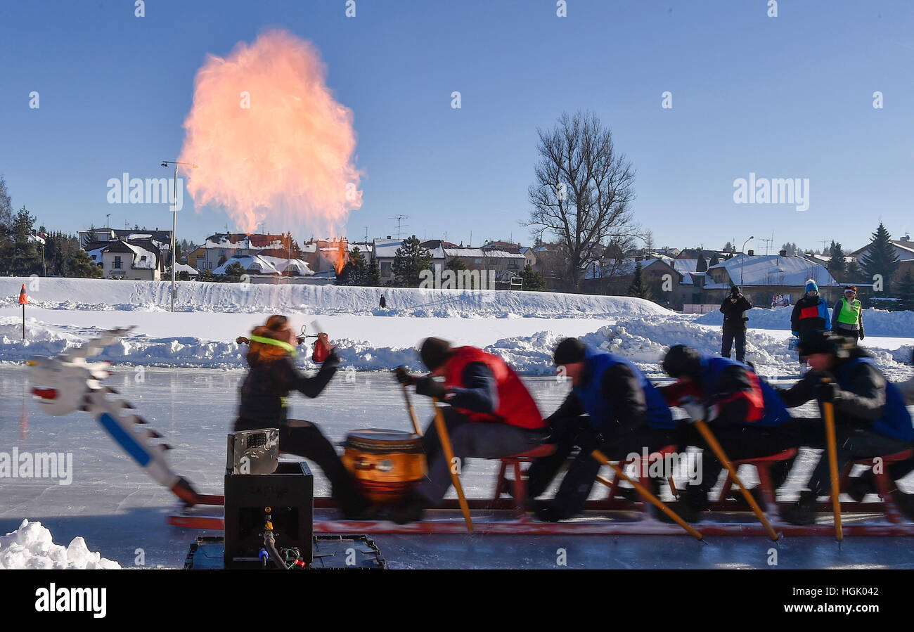 Competition of dragon sledges (unique race in Europe and the World ...