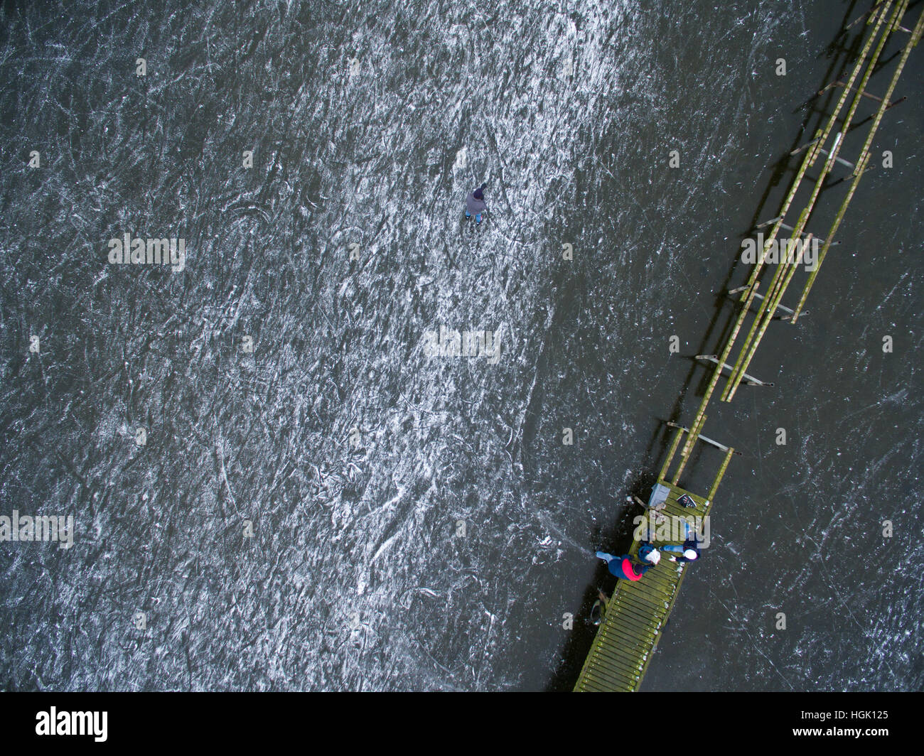 Damme, Germany. 23rd Jan, 2017. dpatopimages - The photo made by a ...