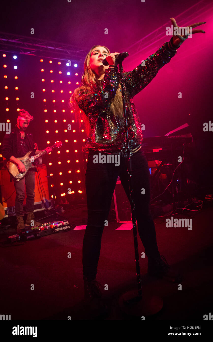 Milan, Italy. 22nd Jan, 2017. The American singer-songwriter and ...