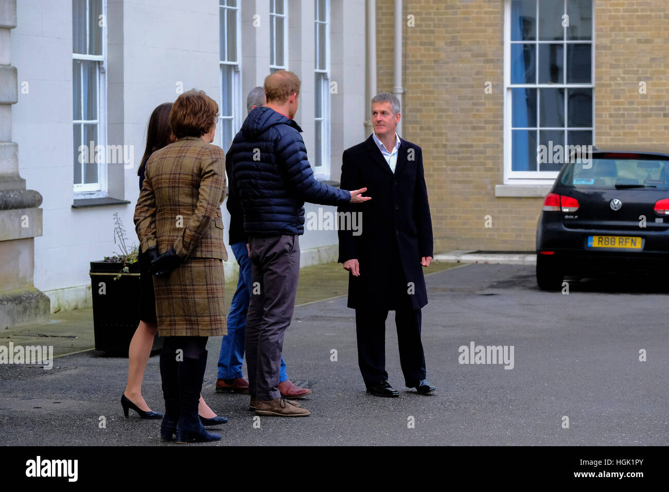Tedworth House Tidworth. 23rd Jan, 2017. Prince Harry visiting Help for ...