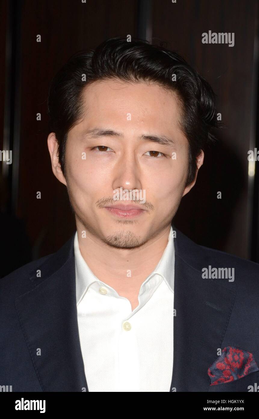 Beverly Hills, CA. 19th Jan, 2017. Steven Yeun at arrivals for 2017 ...