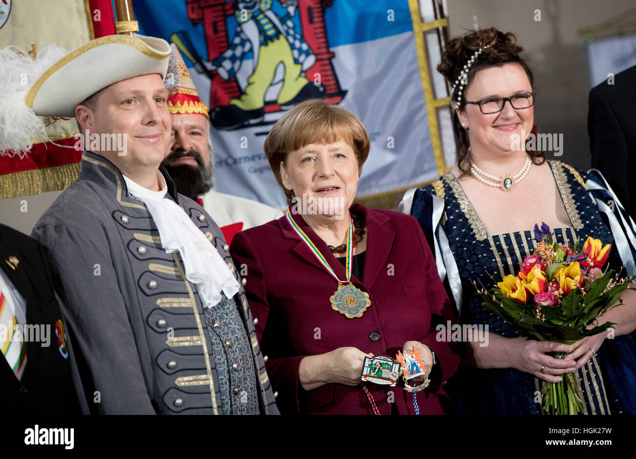 Berlin, Germany. 23rd Jan, 2017. German Chancellor Angela Merkel (CDU ...
