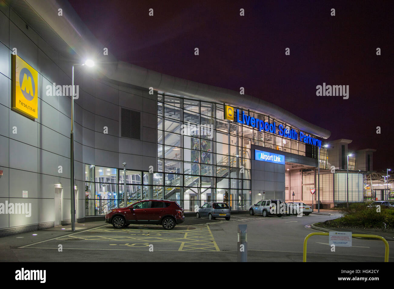 Liverpool South Parkway bus railway station interchange Garston ...