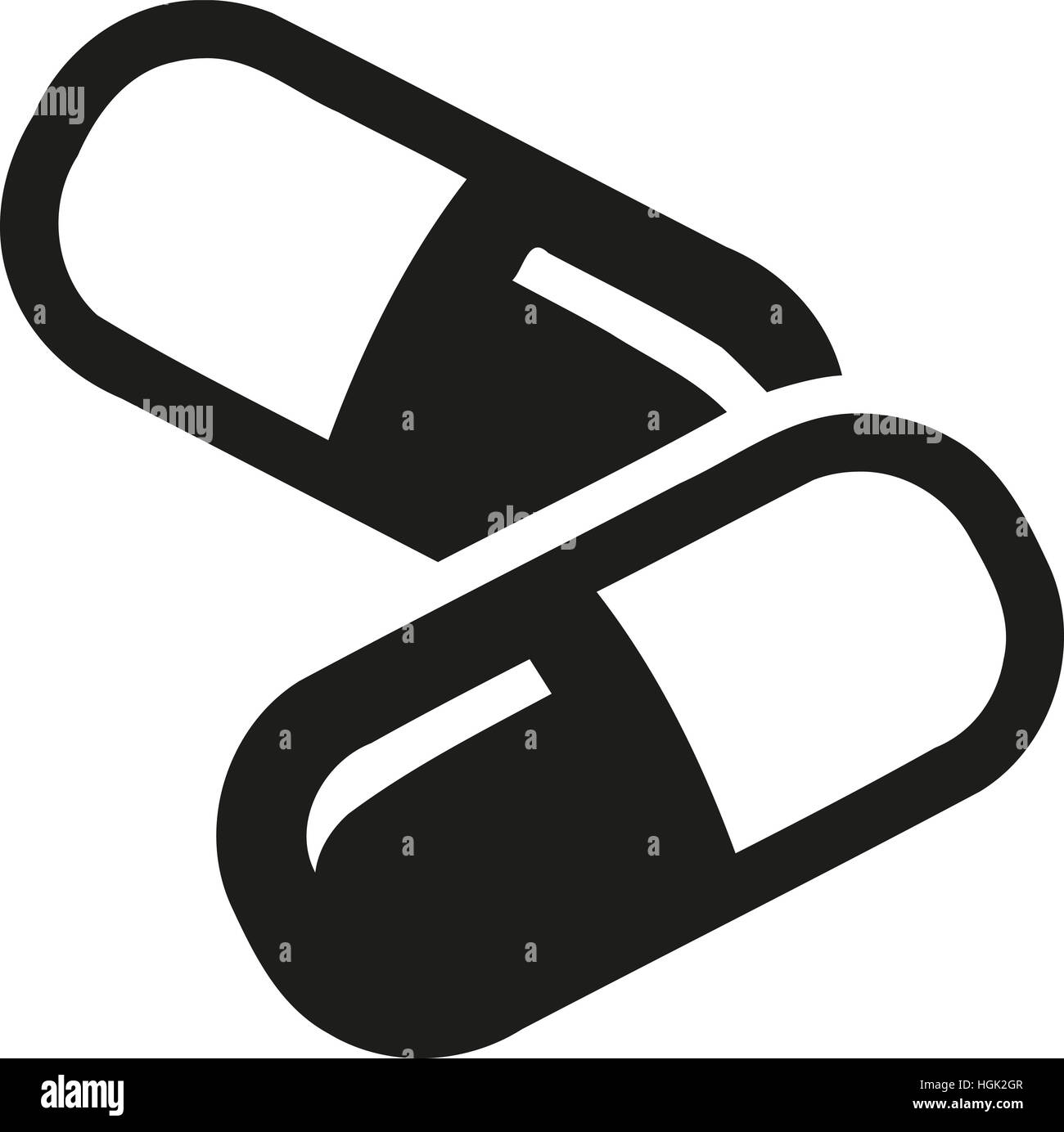 Pill tablet logo capsule medicine Cut Out Stock Images & Pictures - Alamy