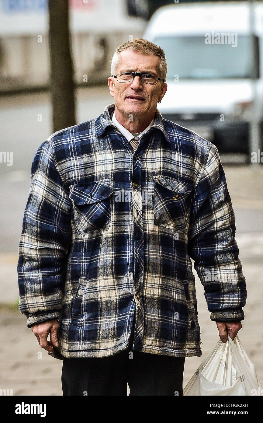 Former bodybuilder Phillip Cullen, from Cadbury Heath, Bristol, arrives ...