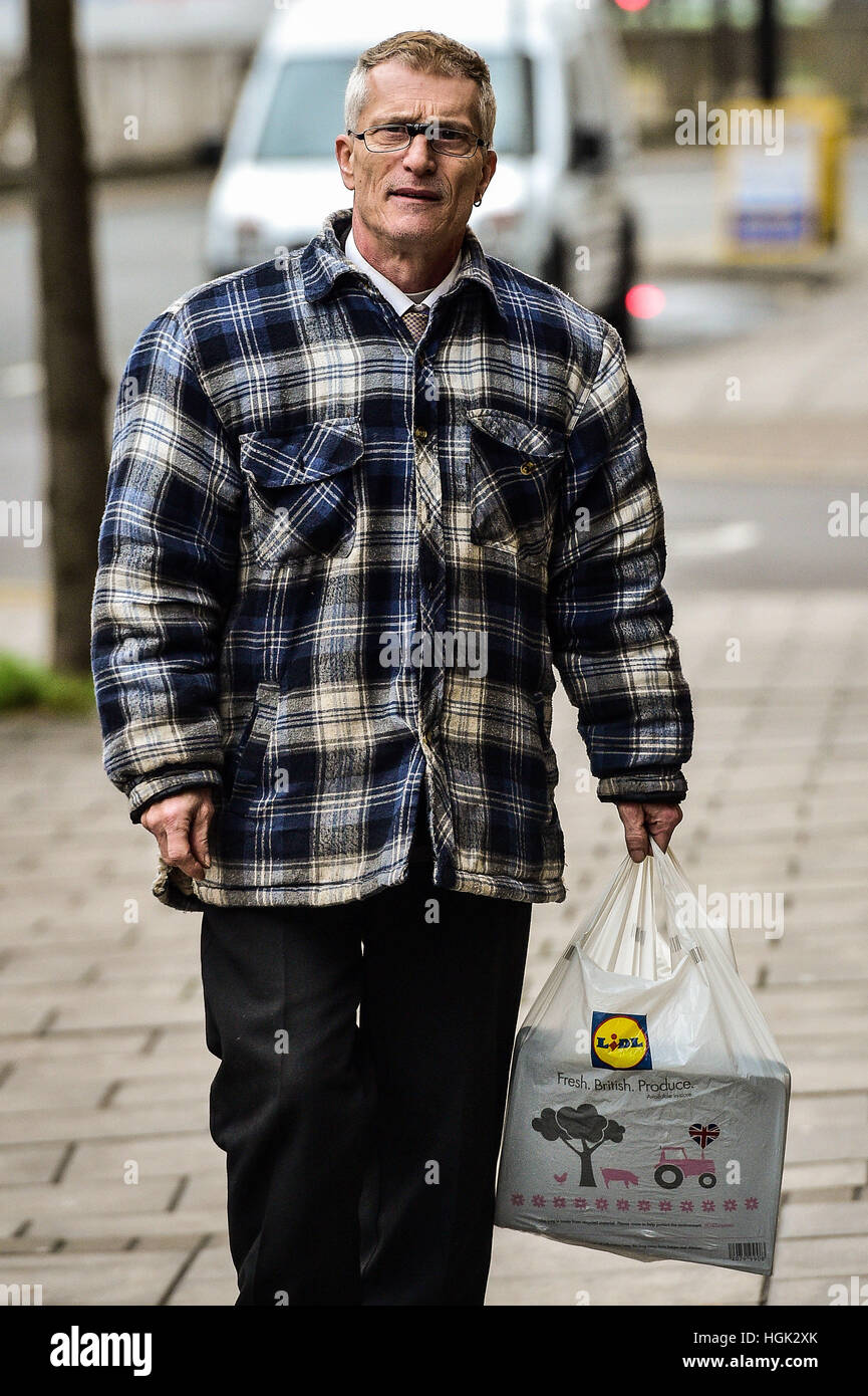 Former bodybuilder Phillip Cullen, from Cadbury Heath, Bristol, arrives ...