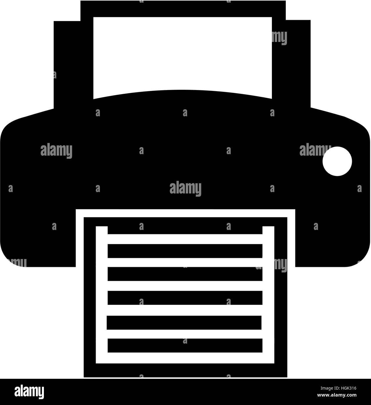 Printer icon hi-res stock photography and images - Alamy