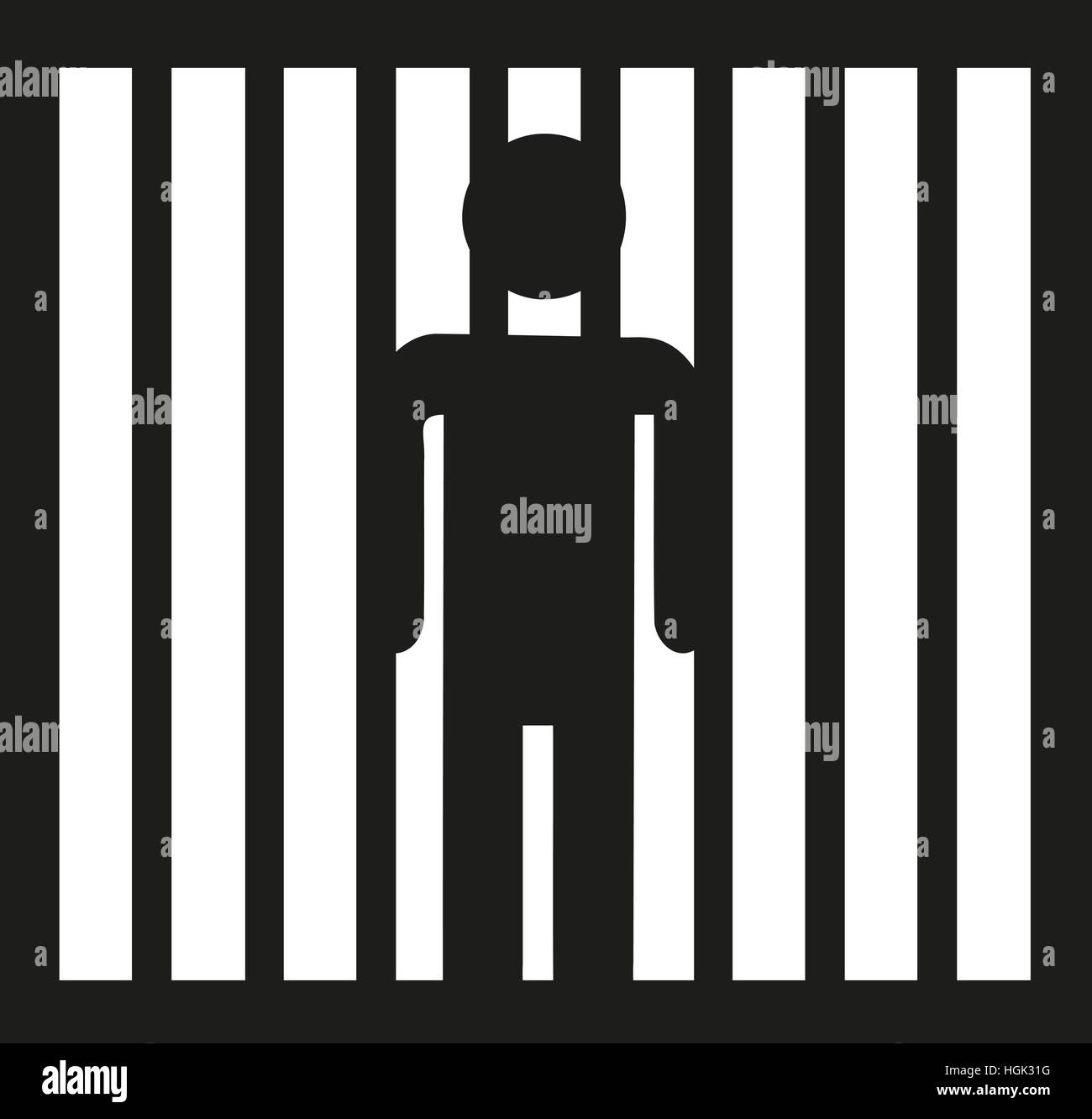 Prisoner jail bars hi-res stock photography and images - Alamy