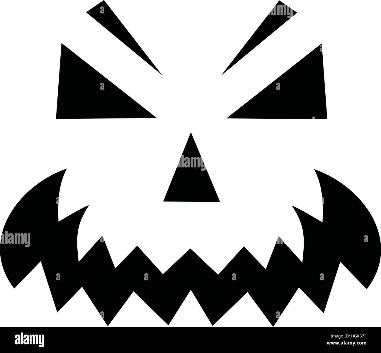 Scary jack o lantern pumpkin hi-res stock photography and images - Alamy