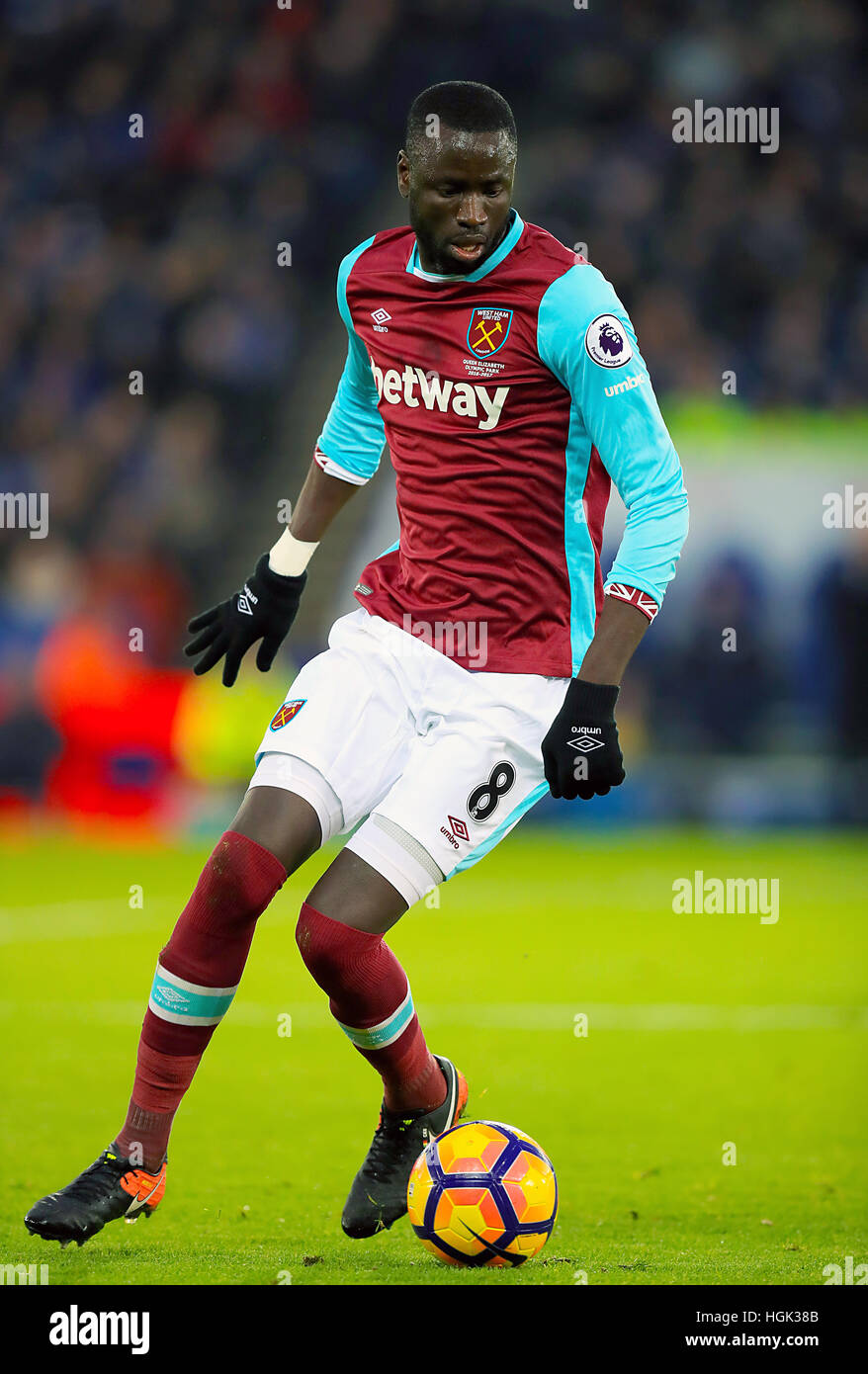 Cheikhou Kouyate, West Ham United Stock Photo - Alamy