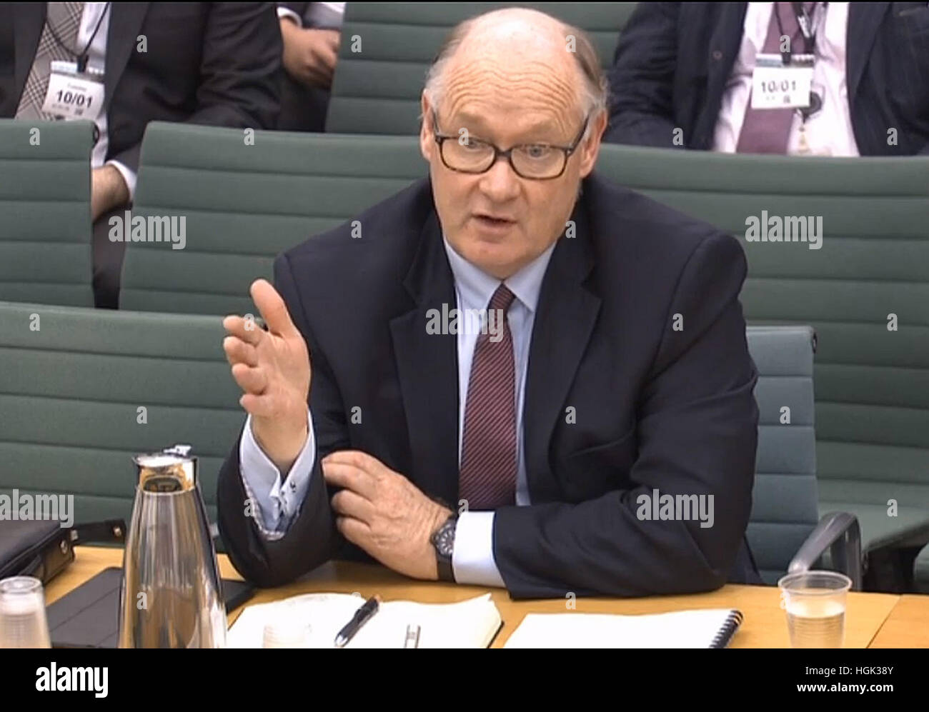 Douglas Flint, group chairman of HSBC, gives evidence to the Commons ...