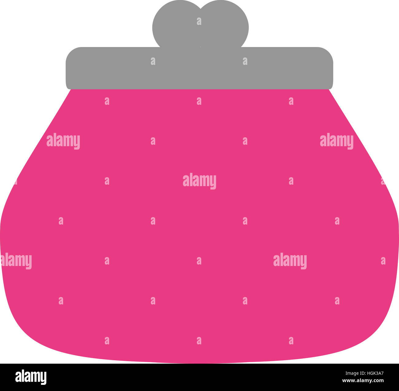 Pink purse icon Stock Photo - Alamy