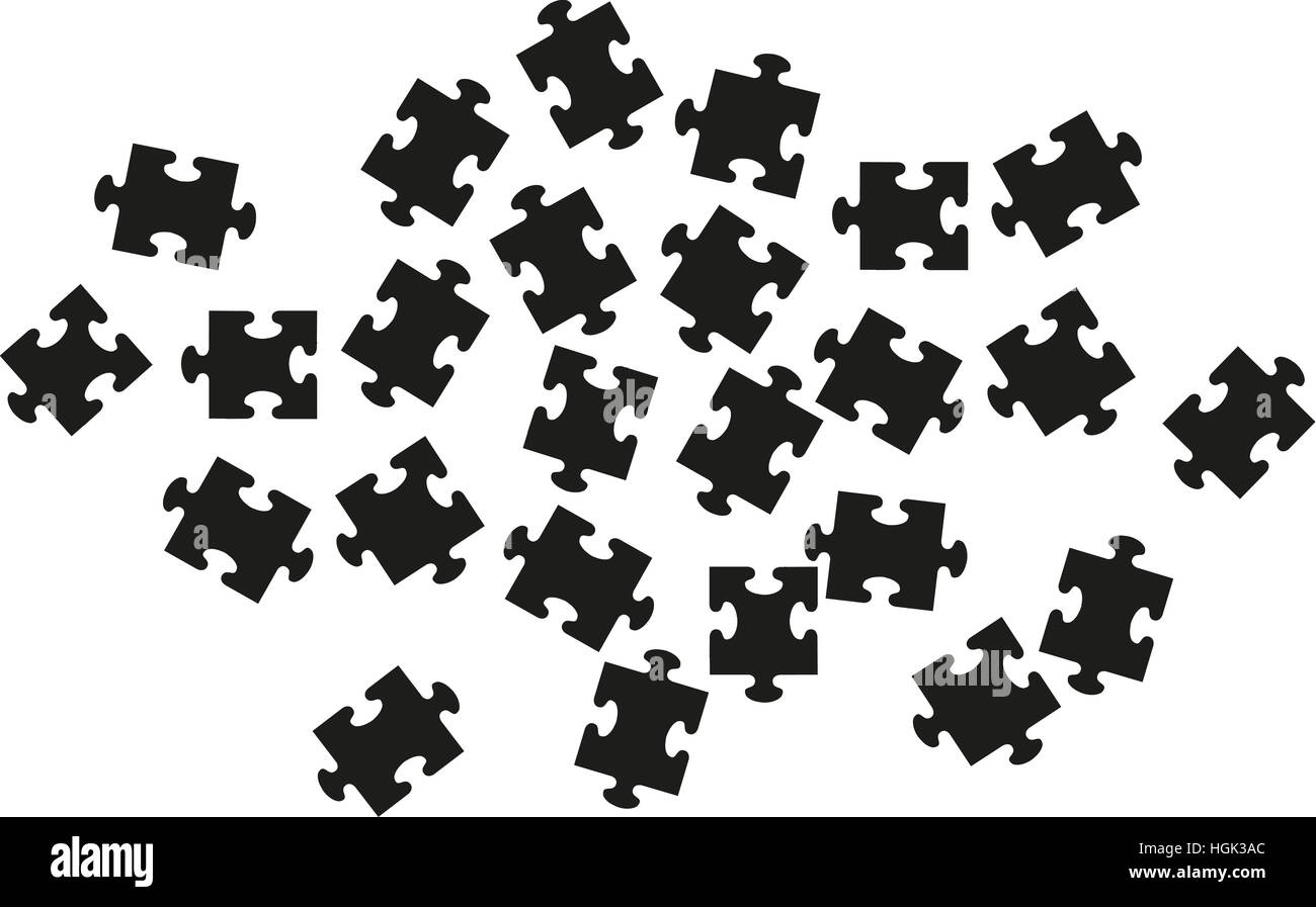Jigsaw puzzle isolated pieces hi-res stock photography and images - Alamy