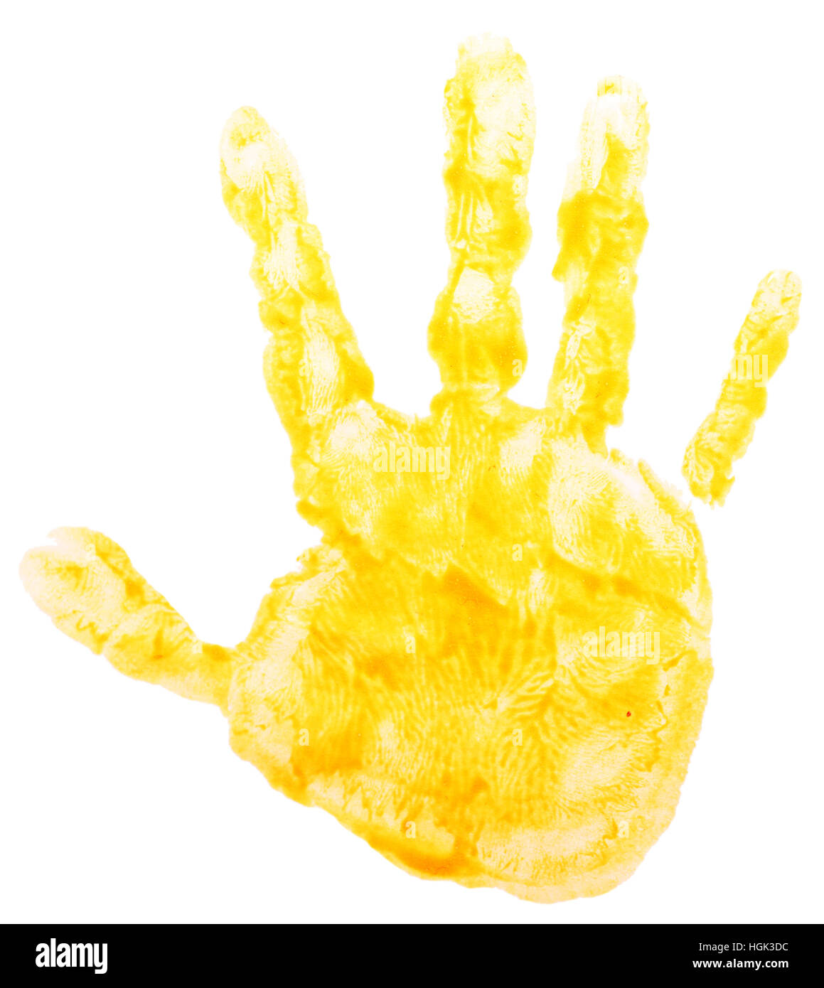 Close up of hand painted isolated on white background Stock Photo - Alamy