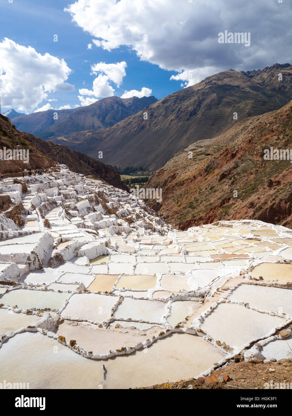 Marasal Salt Mine at Maras, Sacred Valley, Peru Stock Photo - Alamy