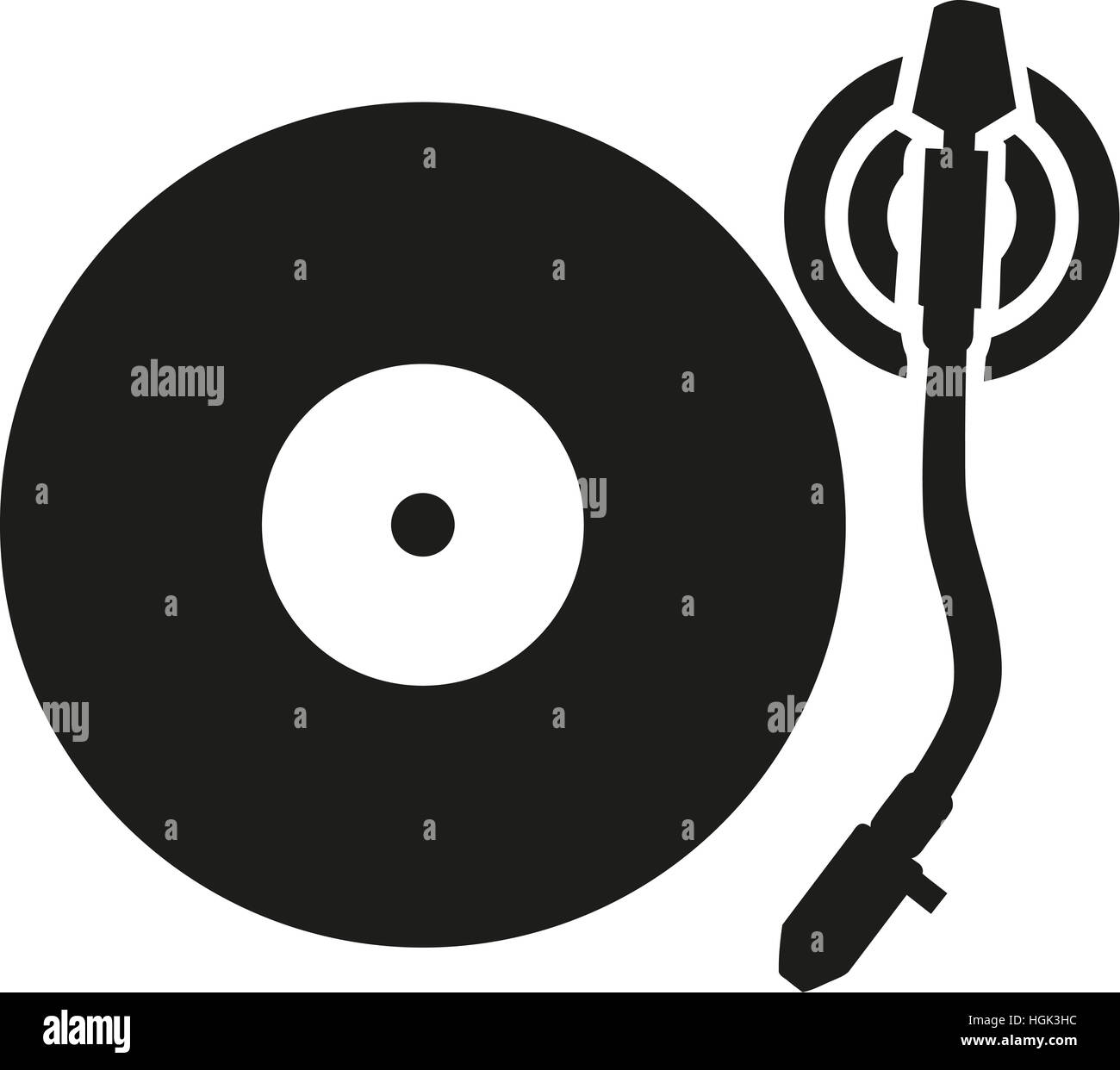 Turntable Needle Vector