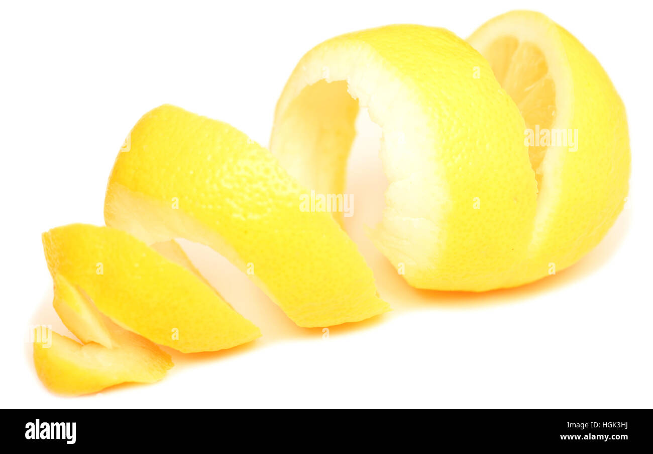 Lemon isolated on white background Stock Photo - Alamy