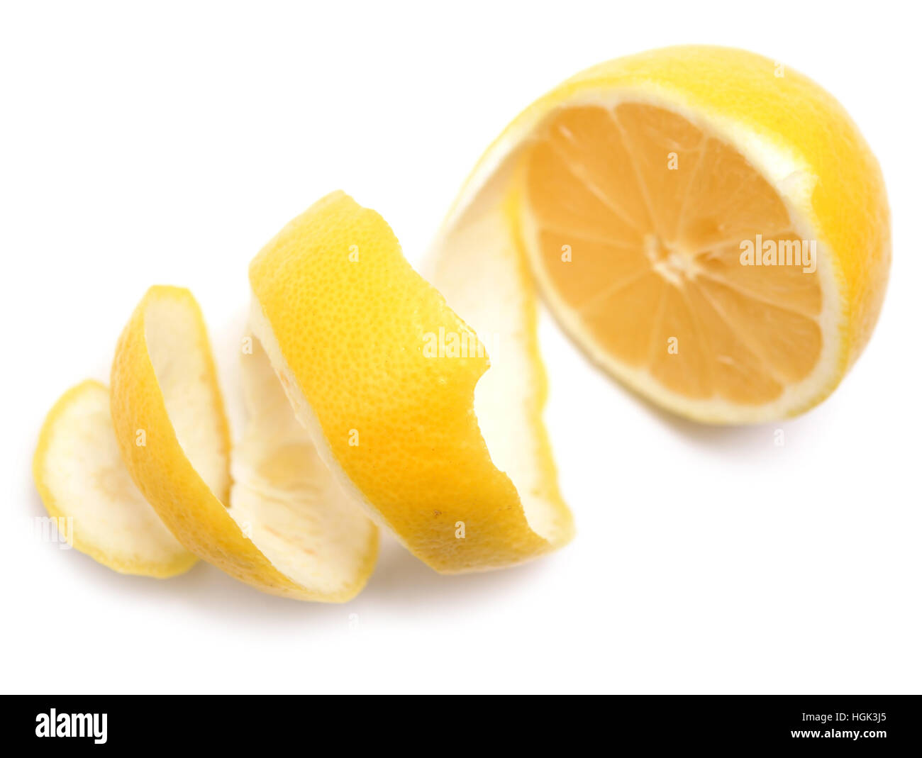 Lemon isolated on white background Stock Photo - Alamy