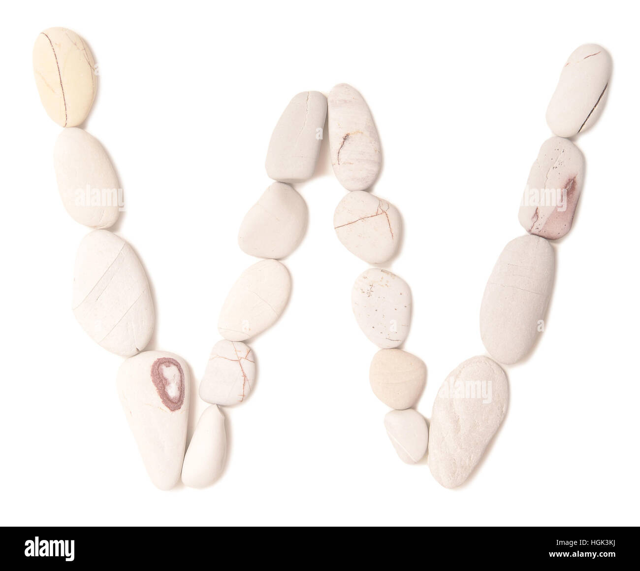 letter isolated on a white background Stock Photo - Alamy