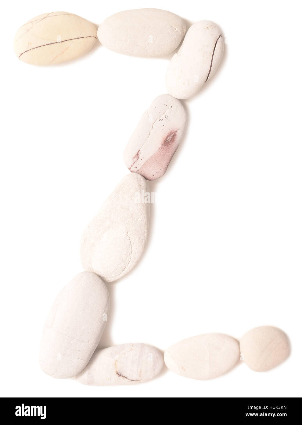 letter isolated on a white background Stock Photo - Alamy