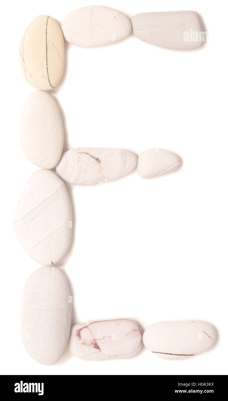 letter isolated on a white background Stock Photo - Alamy