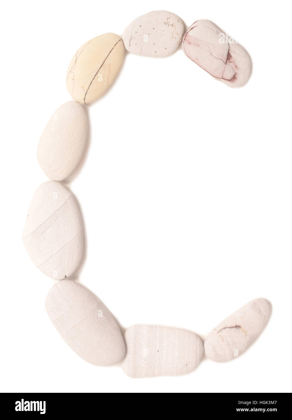 letter isolated on a white background Stock Photo - Alamy