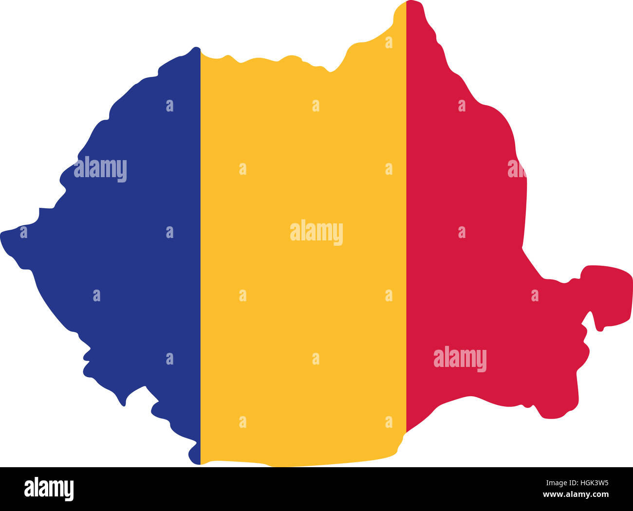 Romania map hi-res stock photography and images - Alamy