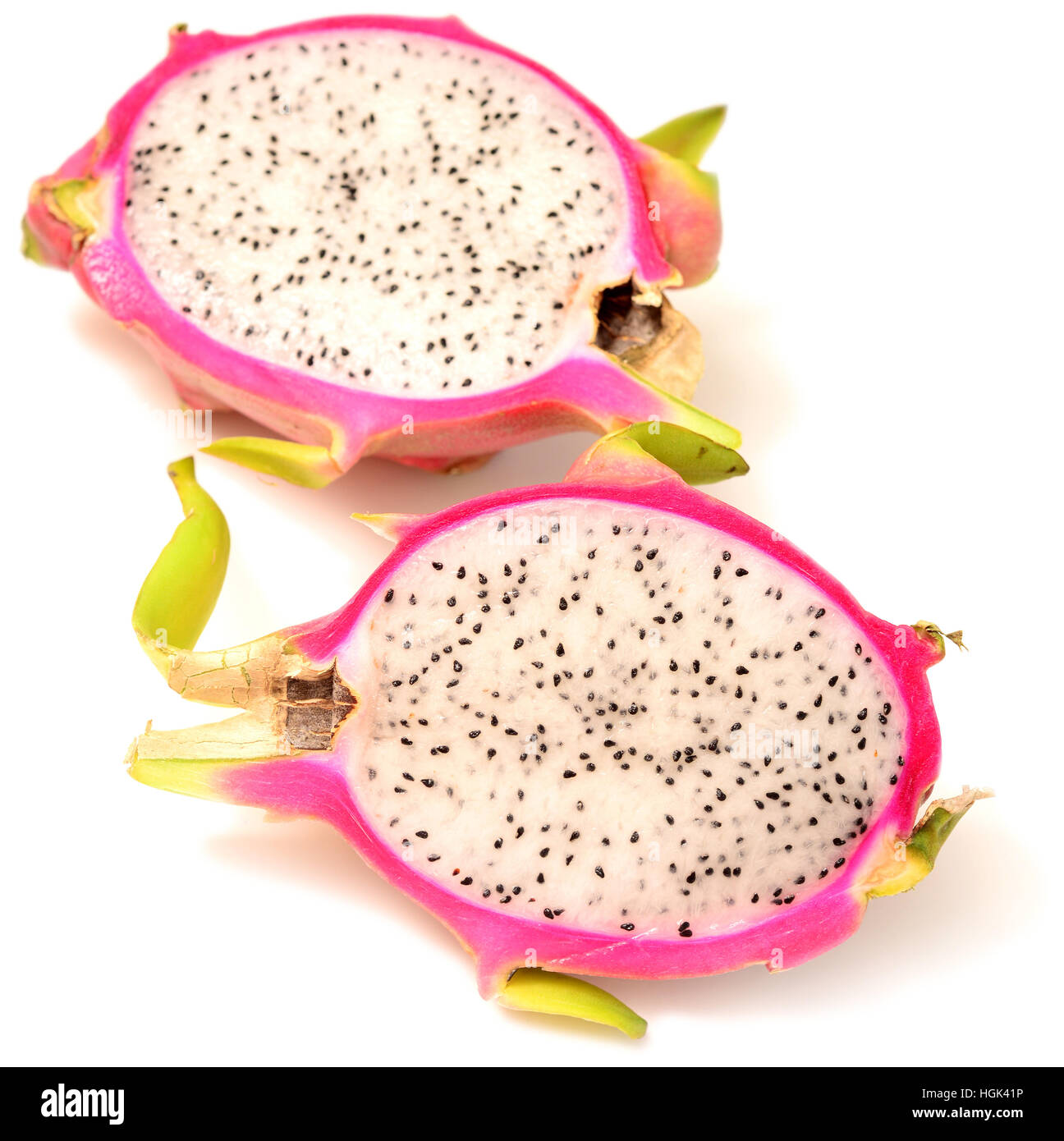 Isolated on white Pitahaya Stock Photo - Alamy