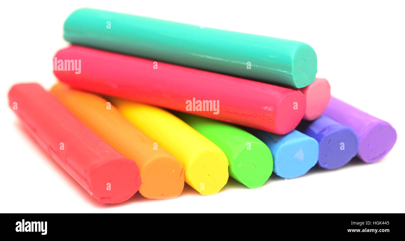 plasticine isolated on white background Stock Photo - Alamy