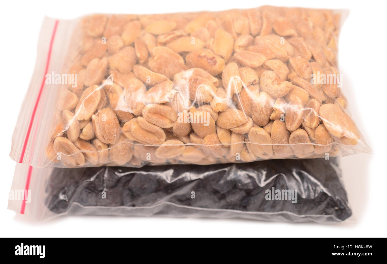 Bag of nuts and raisins hi-res stock photography and images - Alamy