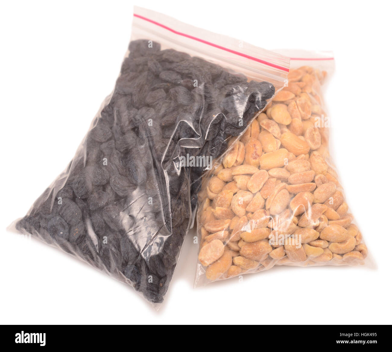 Raisin in the package isolated on a white Stock Photo - Alamy