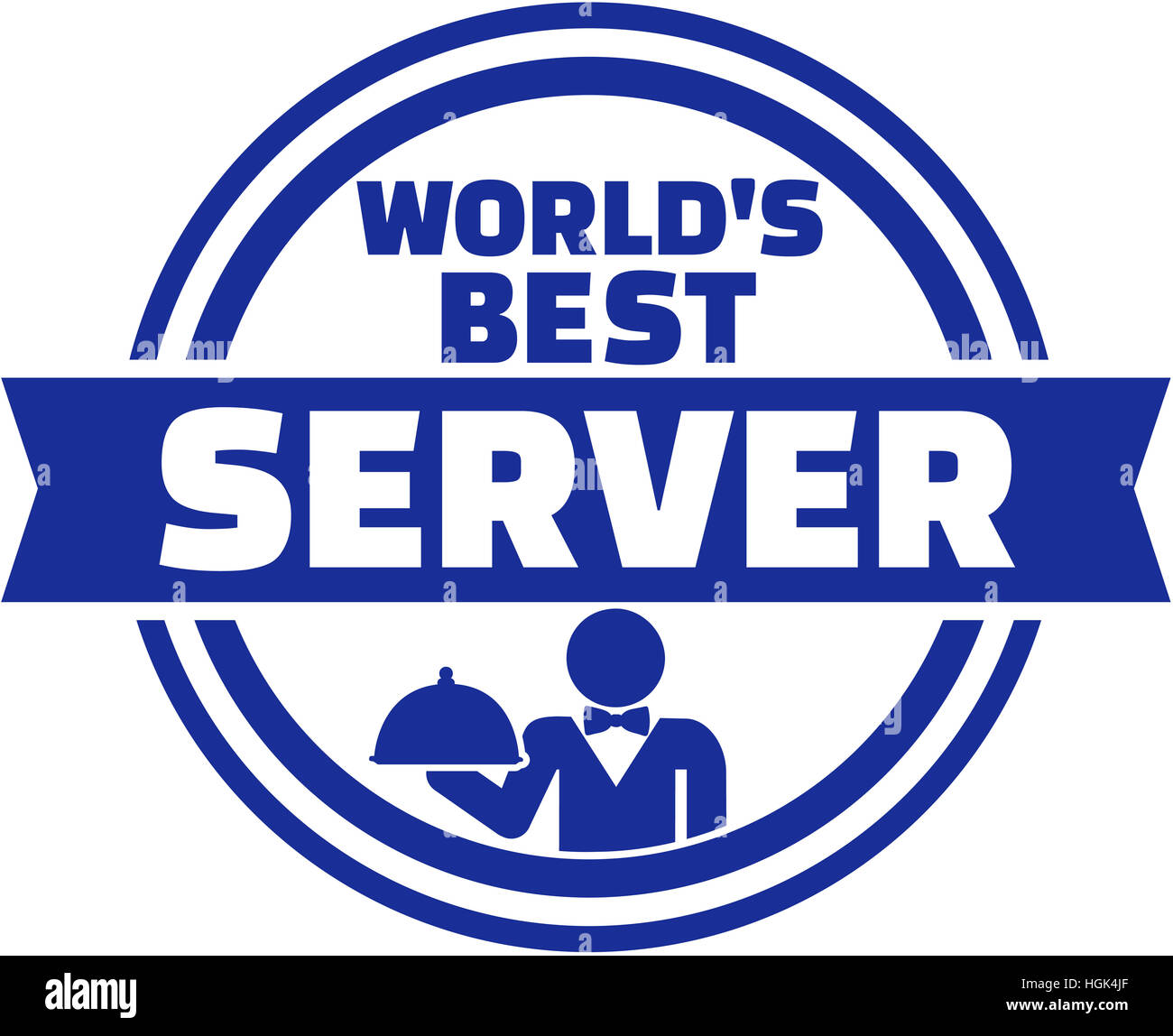 World's best server button Stock Photo - Alamy