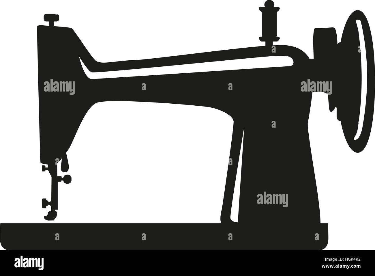 Traditional sewing machine Stock Photo - Alamy