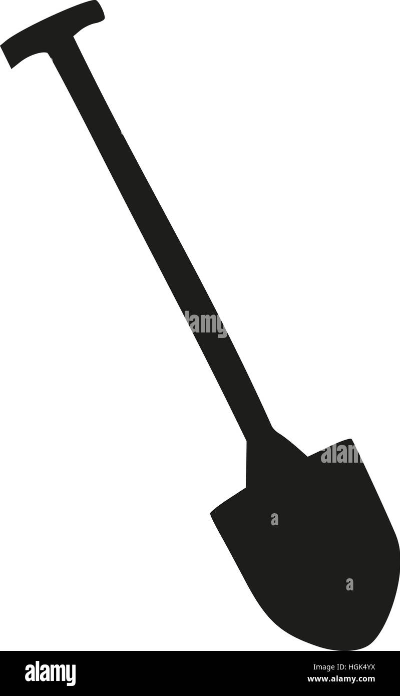 Construction Shovel Pictogram High Resolution Stock Photography and ...