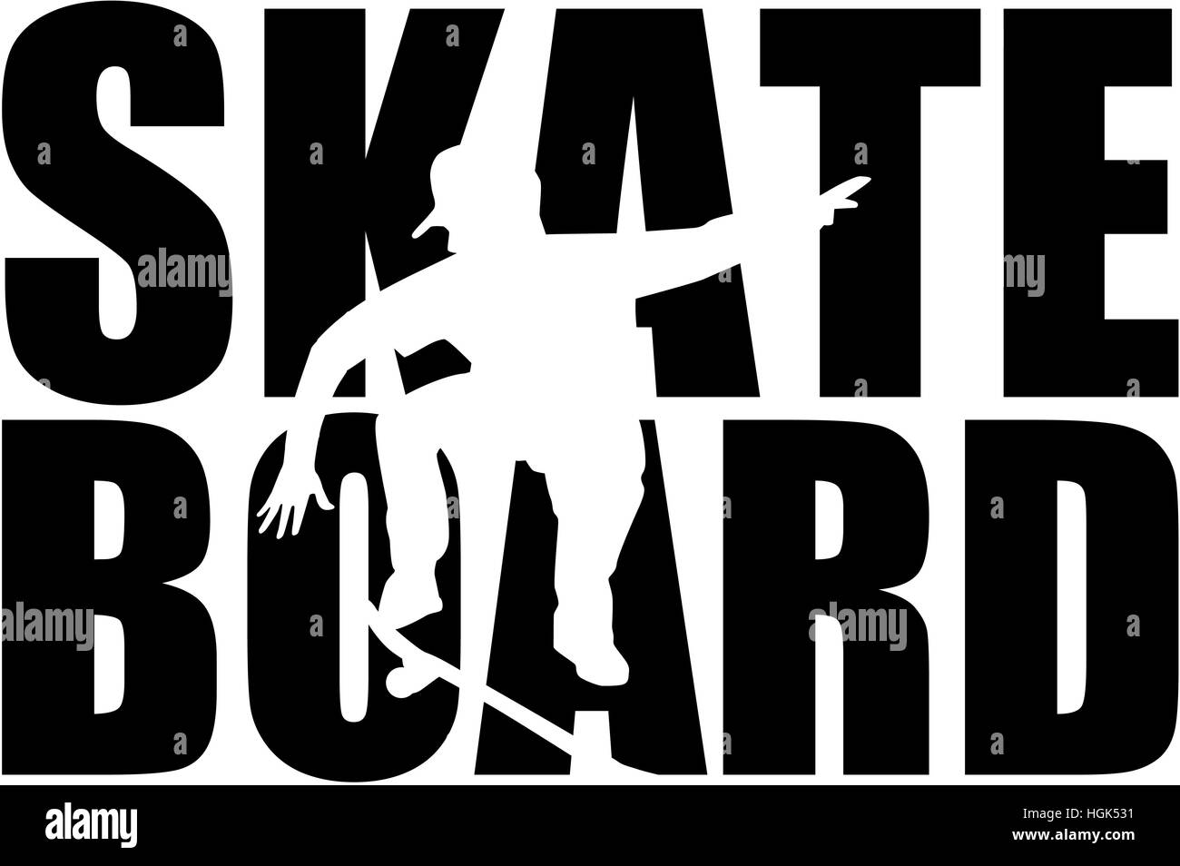 Skateboard logo hi-res stock photography and images - Alamy