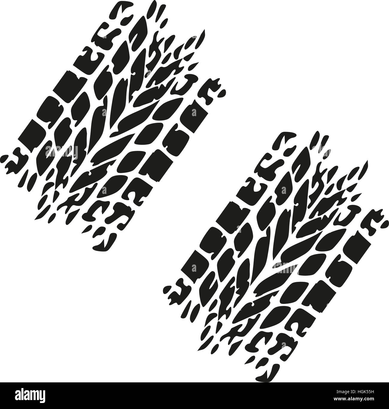 Tyre tracks black hi-res stock photography and images - Alamy