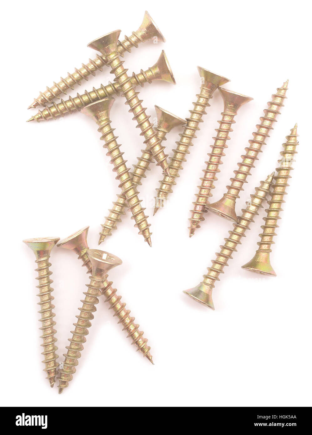 screws isolated on white background Stock Photo - Alamy