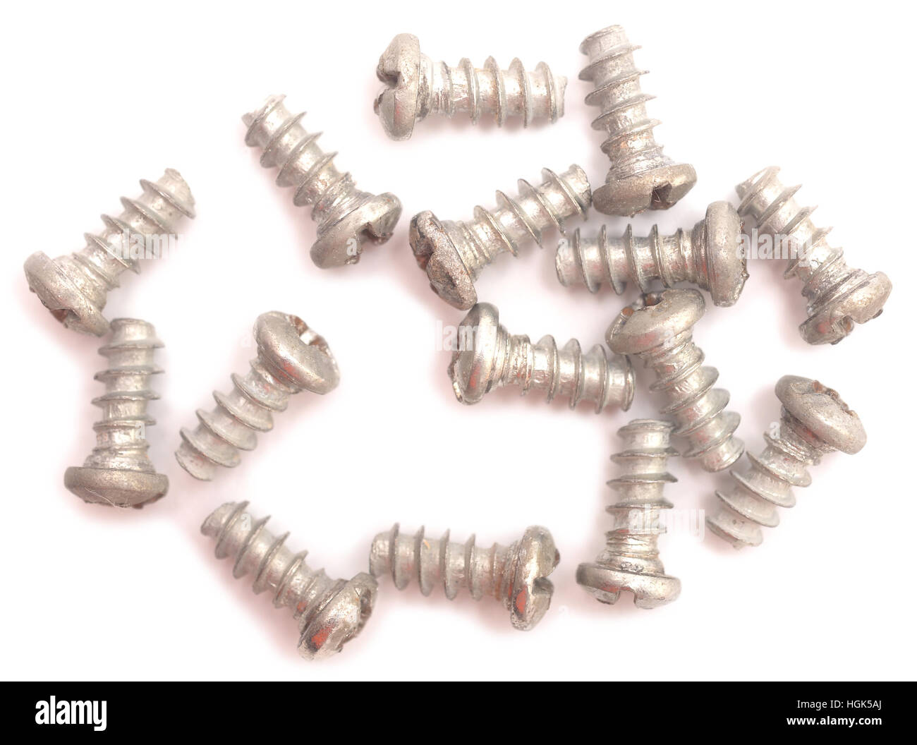 screws isolated on white background Stock Photo - Alamy
