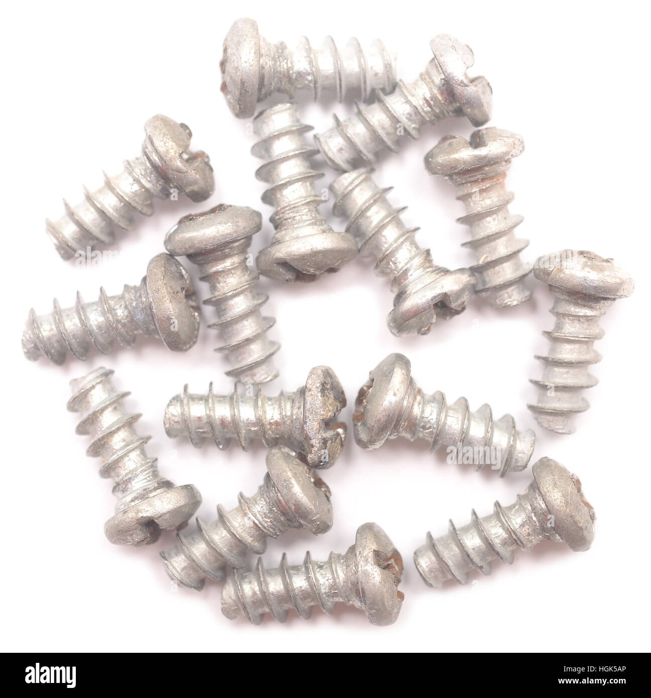 screws isolated on white background Stock Photo - Alamy